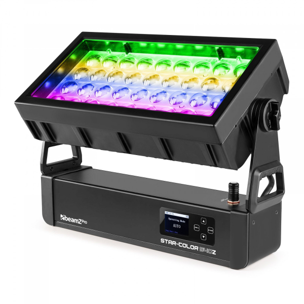 Projecteur étanche à leds 36 x 15W avec zoom 7°-58°, DMX sans fil, Star ...