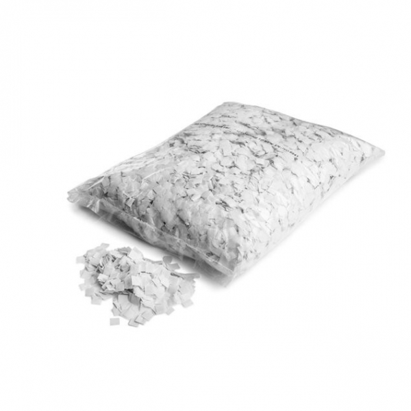 Confettis Neige blanc 10 x 10 mm - 1 kg | France Effect