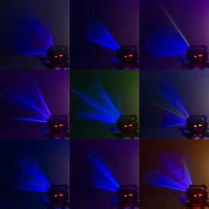 Laser à scanner RGB 230 MW - CORVUS BeamZ | France Effect