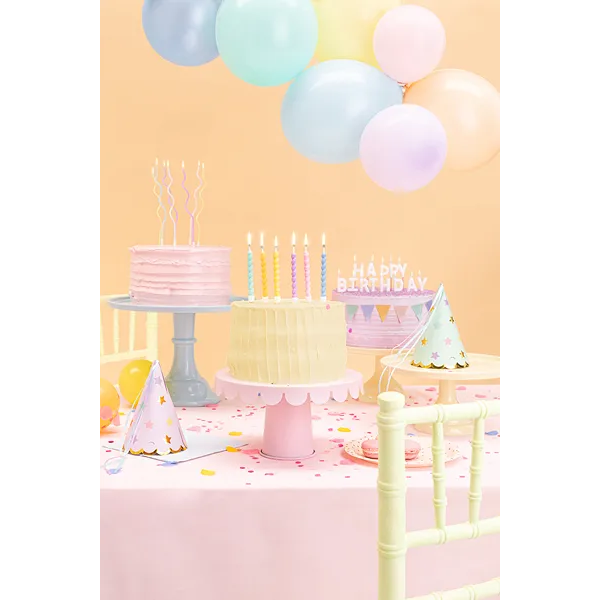 Bougies d'anniversaire Joyeux anniversaire, 2,5 cm, blanc | France Effect