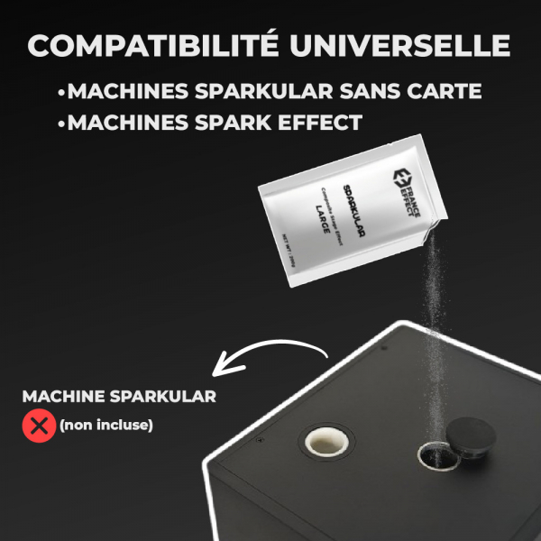 Lot de 12 Sachets Poudre Sparkular Magic Powder® - 200 grammes | France ...