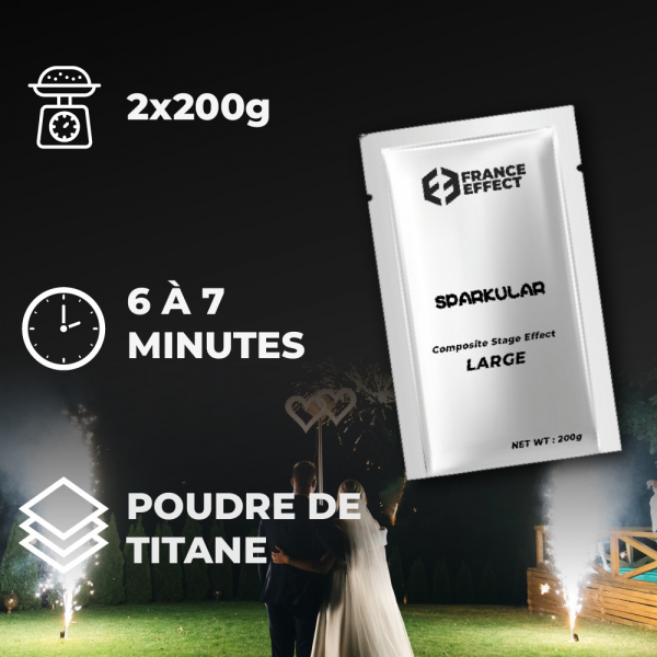 Lot de 12 Sachets Poudre Sparkular Magic Powder® - 200 grammes | France ...