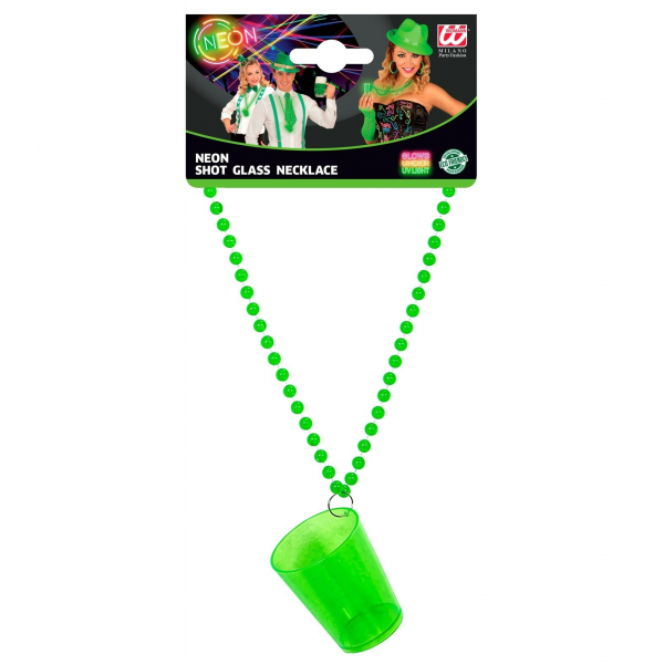 Collier à shoot vert fluo | France Effect