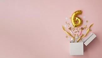 Décoration Anniversaire 6 ans garçon ou fille | France Effect